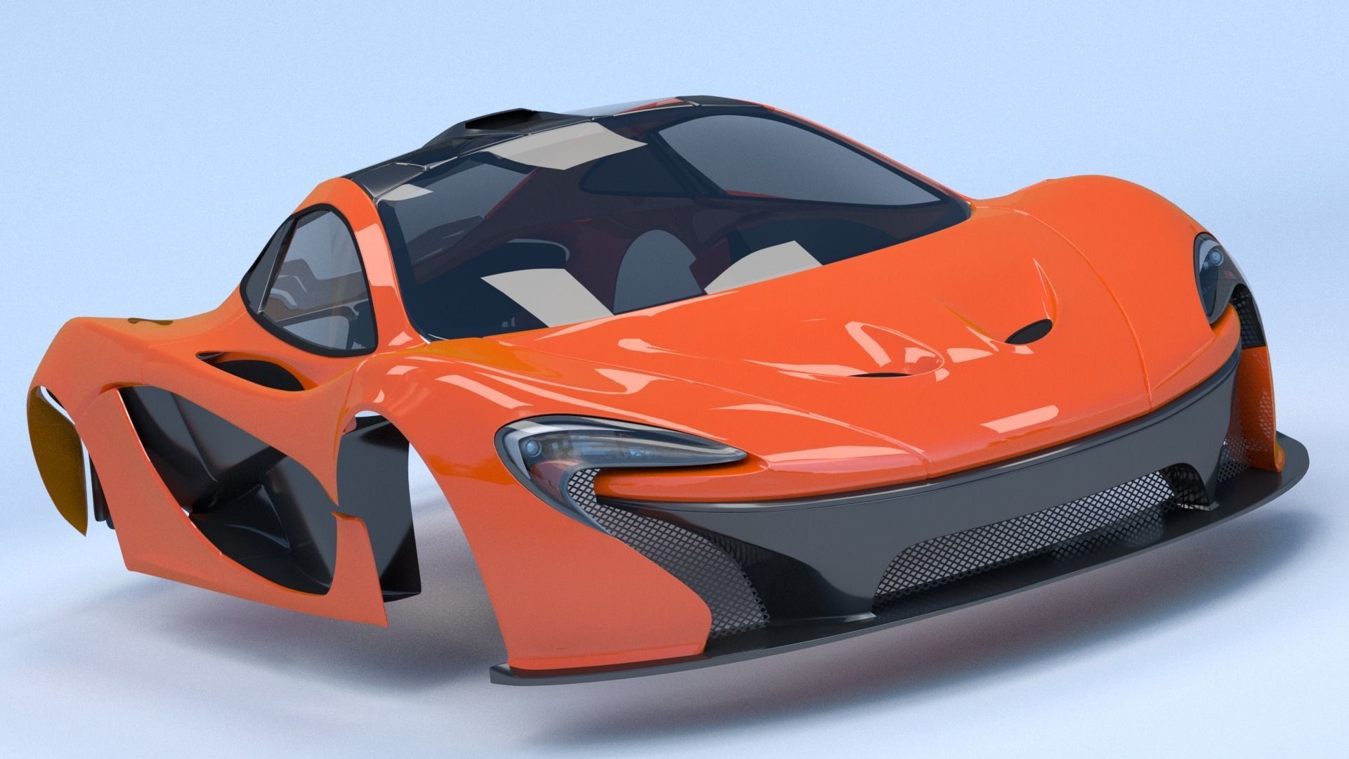 McLaren P1 3D model | CGTrader