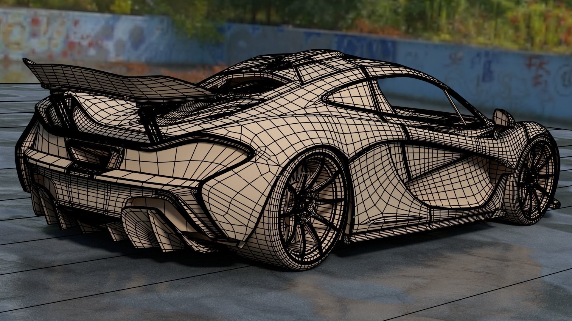 McLaren P1 3D model | CGTrader