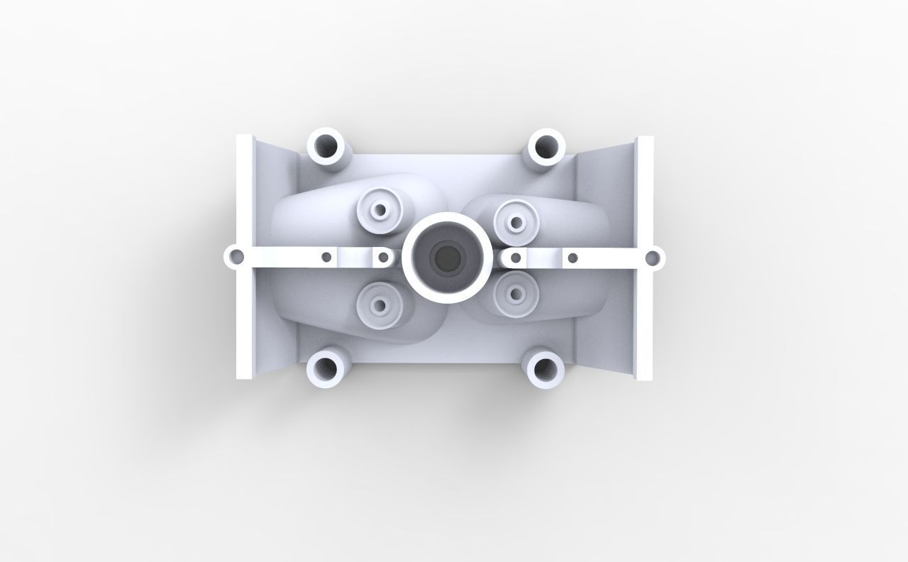 Car or Motorcycle Engine Cylinder Head 3D model 3D printable | CGTrader
