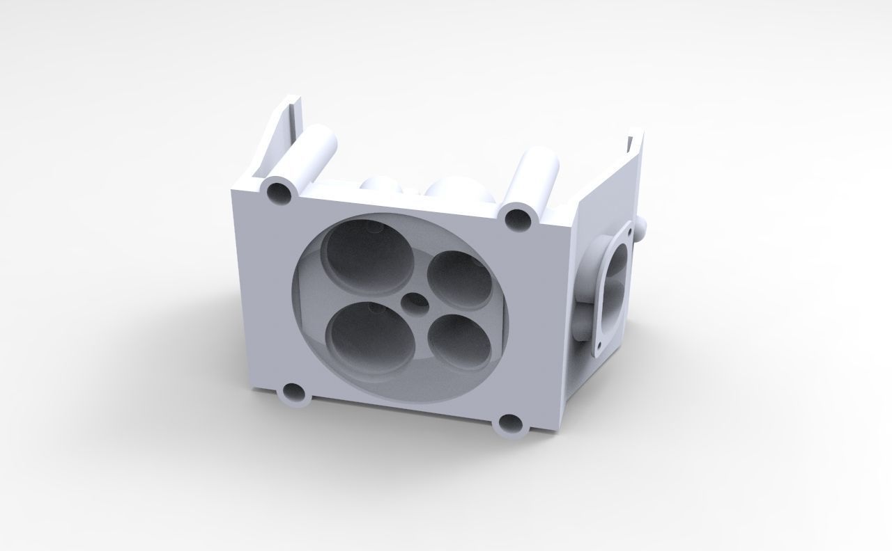 Car or Motorcycle Engine Cylinder Head 3D model 3D printable | CGTrader