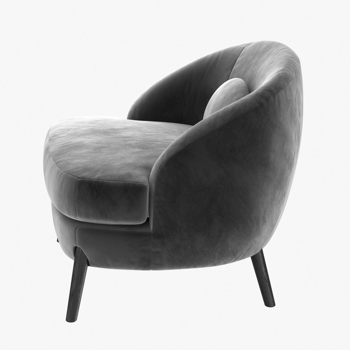 Joseph Dirand Bocca lounge chair 3D model | CGTrader