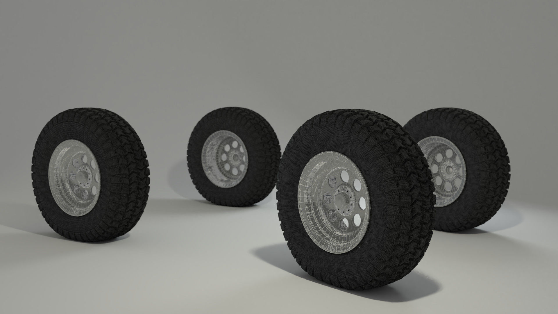 Wheel Rig 3D model rigged | CGTrader