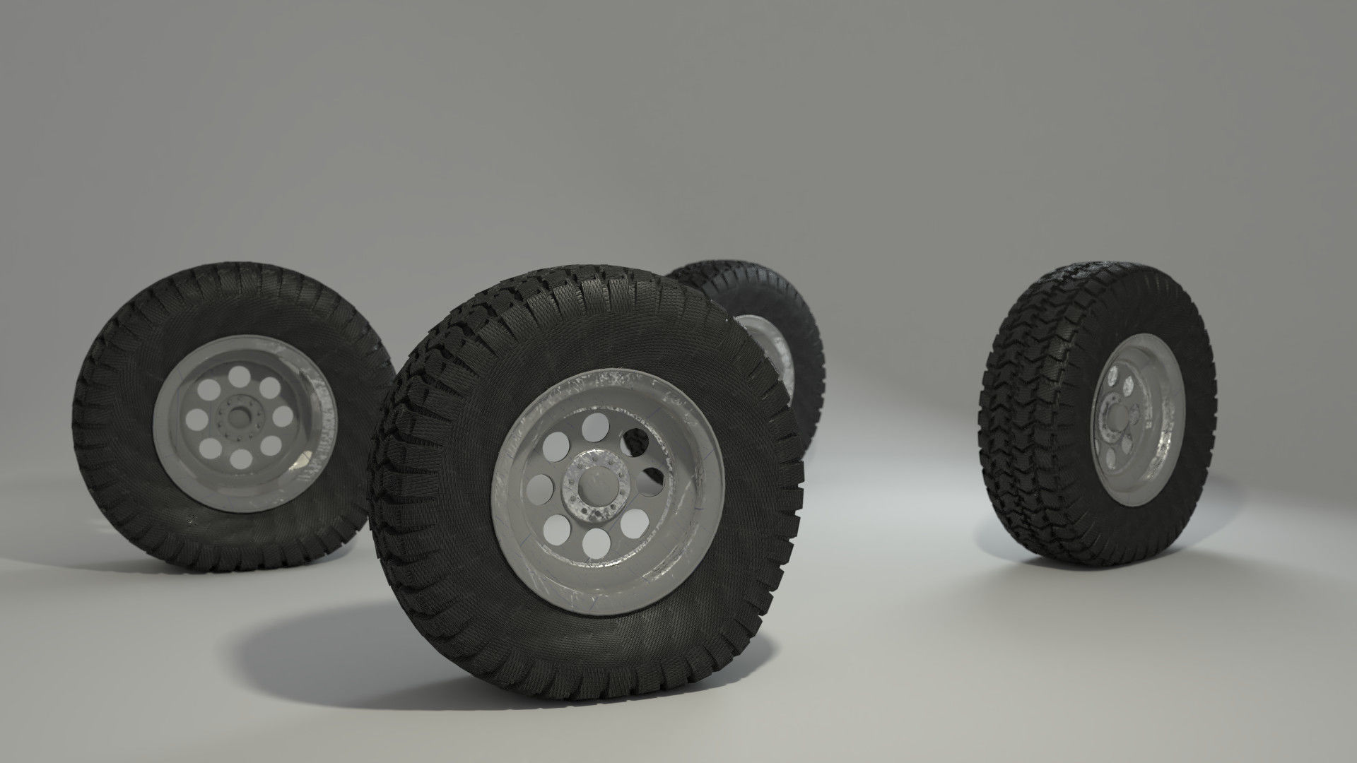 Wheel Rig 3D model rigged | CGTrader