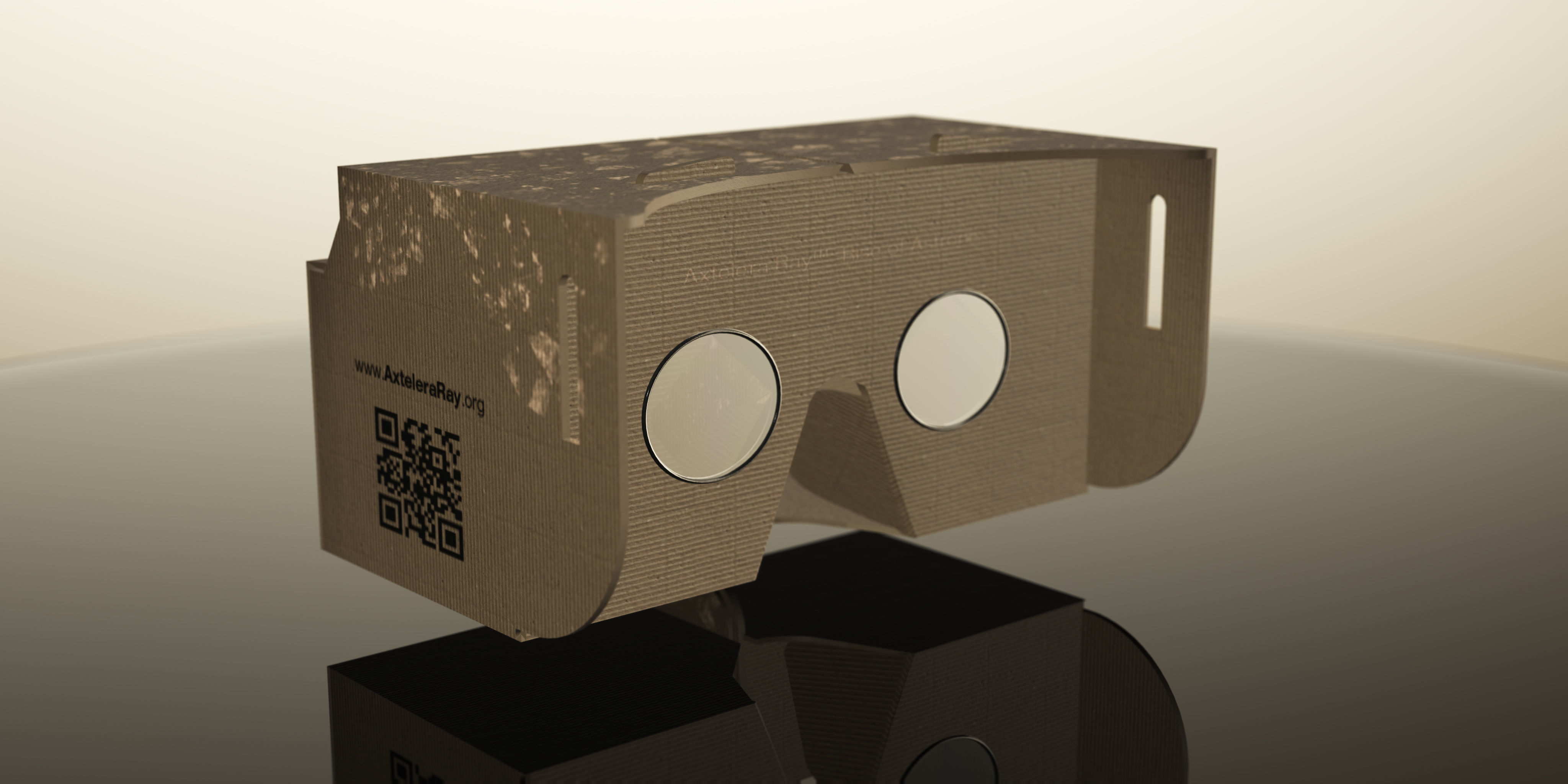 3D model Cardboard VR headset - Rigged - Animated - Textured VR / AR ...