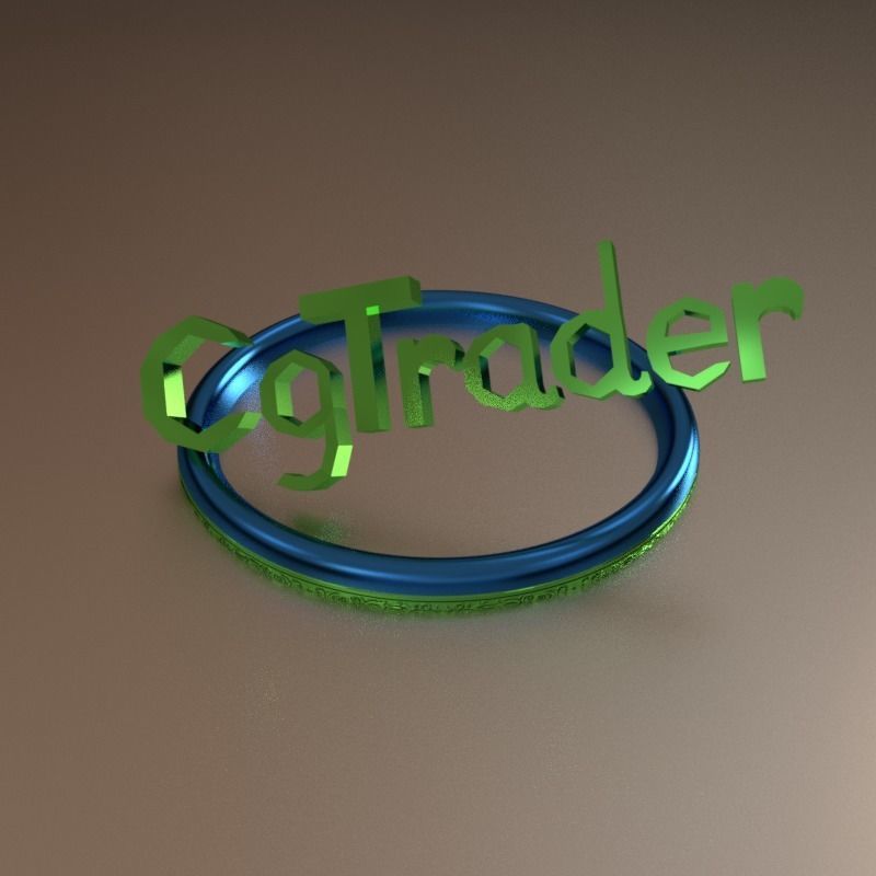 Cgtrader Letters 3D model 3D printable | CGTrader