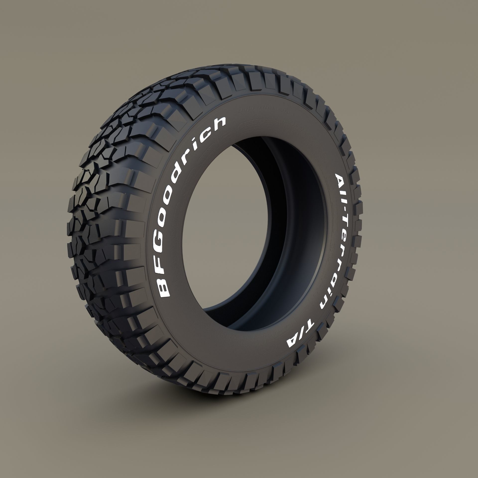 BF Goodrich Tire 3D model | CGTrader
