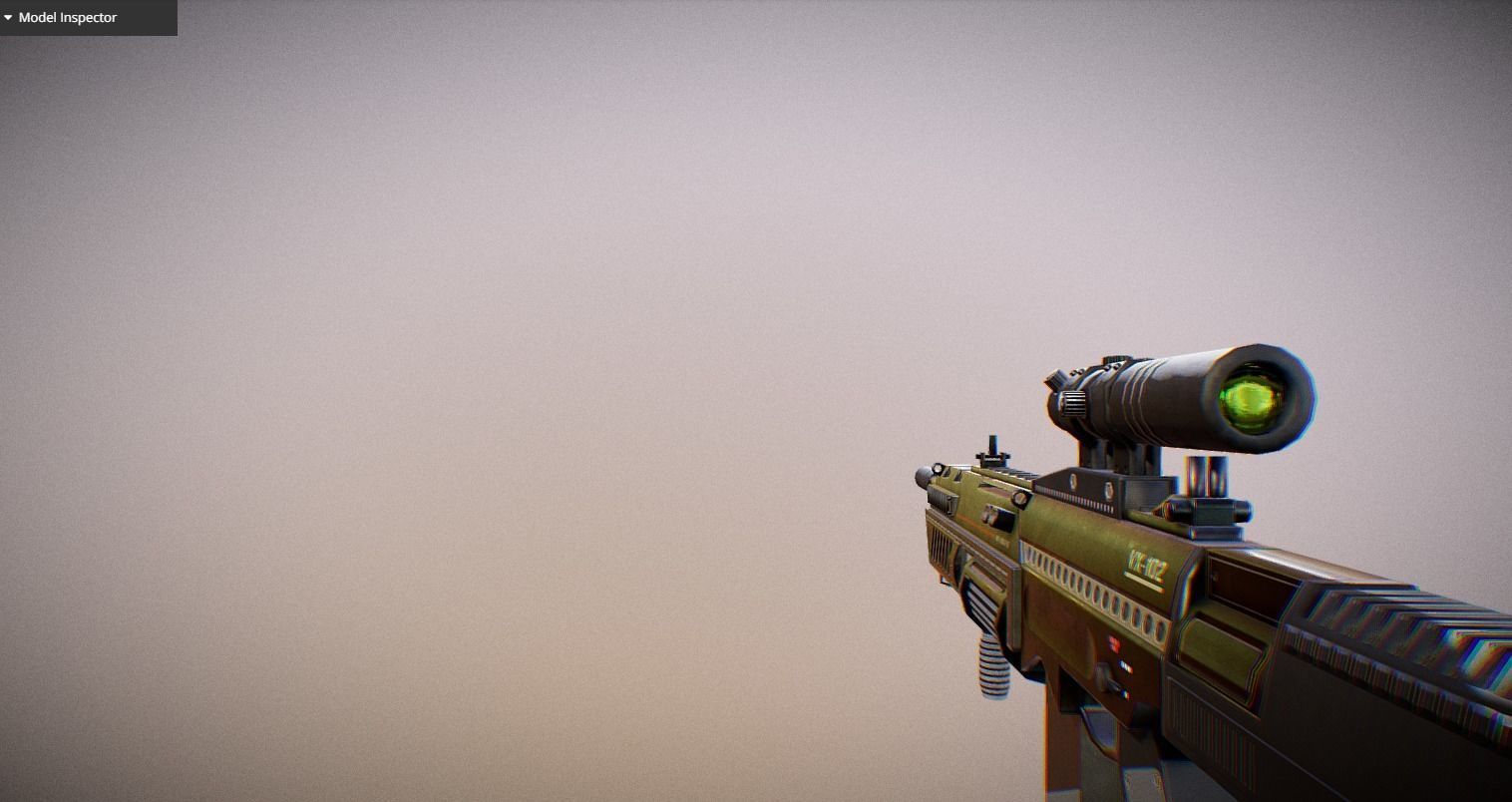 3D model Futuristic Weapon Pack - Unity and Unreal Packages VR / AR ...