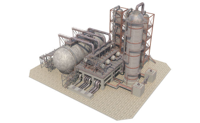 3D model Industrial Oil Refinery 06 VR / AR / low-poly | CGTrader