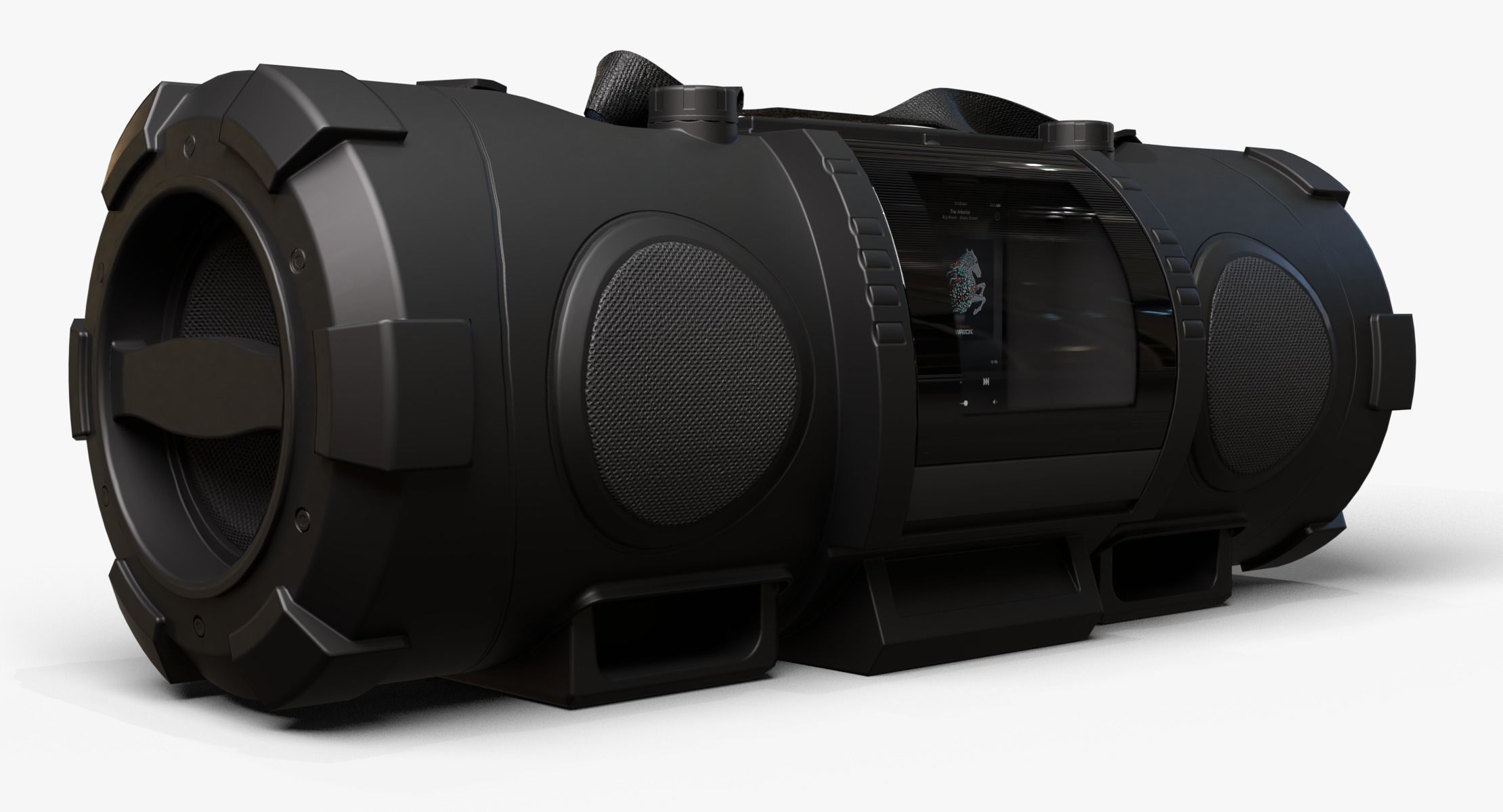 3D model BoomBox on the shoulder VR / AR / low-poly | CGTrader