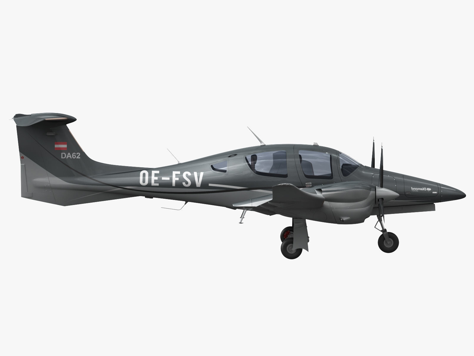 Diamond DA62 3D model | CGTrader