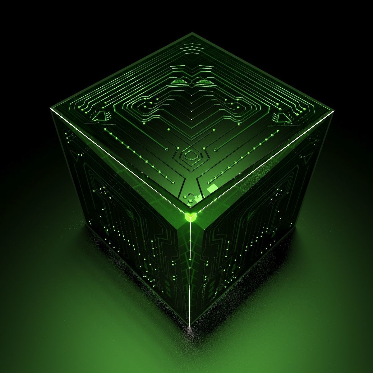 Alien Cube 3D model | CGTrader