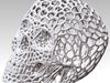 Hexagon Skull 3D model 3D printable | CGTrader