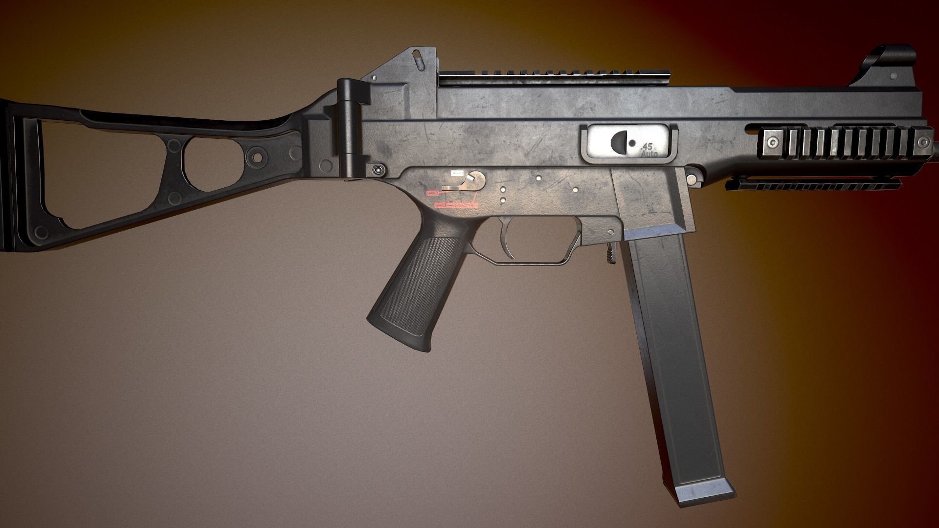 3D model HK UMP-45 VR / AR / low-poly | CGTrader
