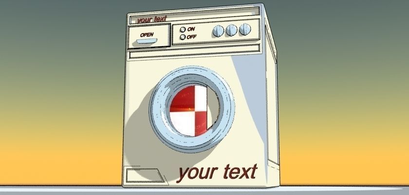 Washing machine Animated free 3D model animated | CGTrader