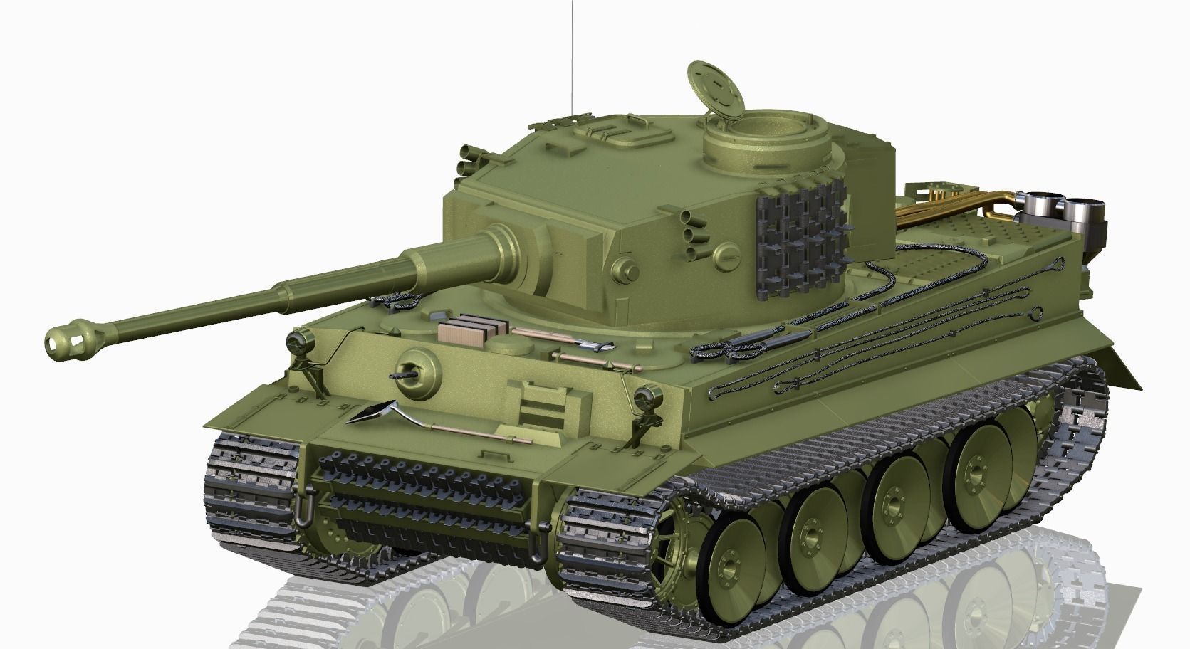 PANZER TIGER I AUSF A - WWII 3D model | CGTrader
