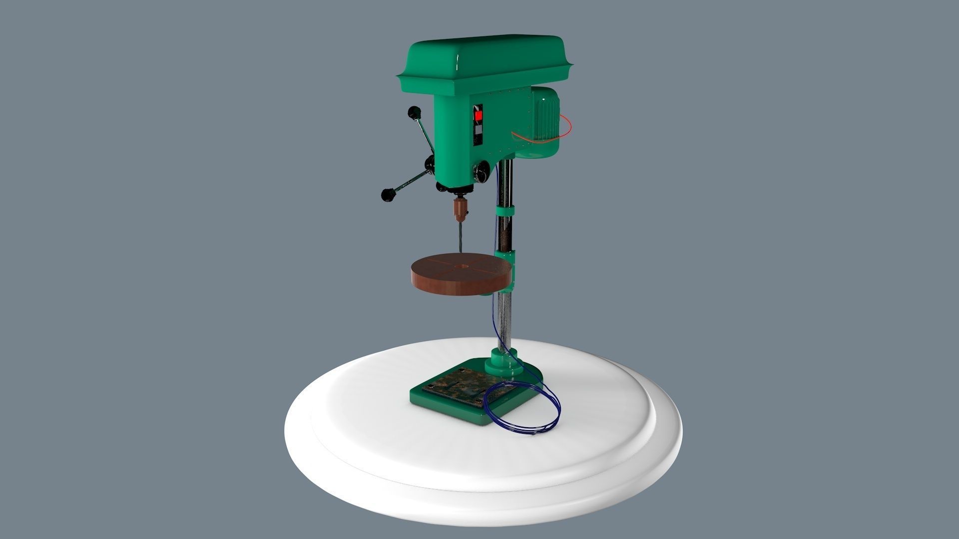 3D model Drill Machine Industrial Machine 3D Model VR / AR / low-poly ...