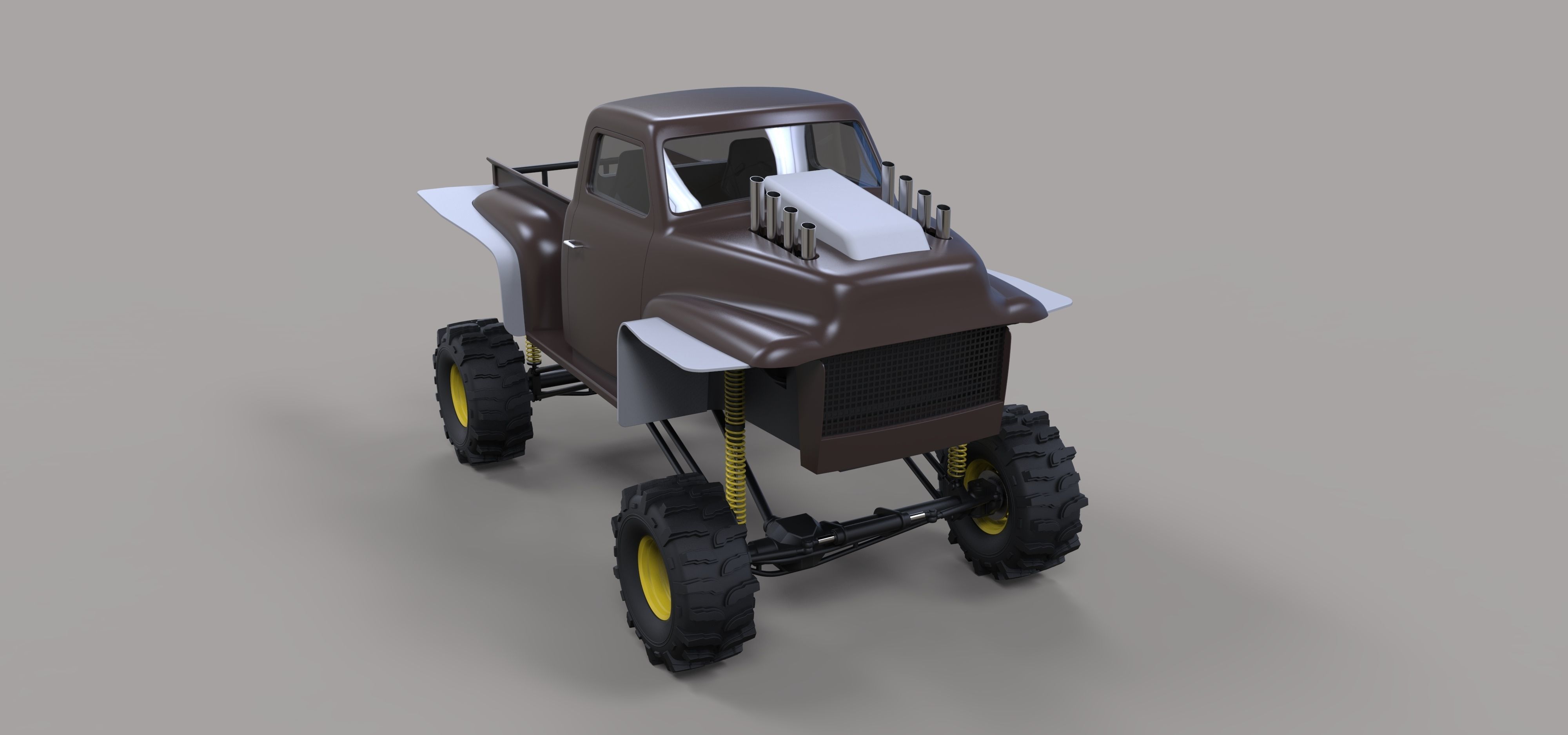Dirt dragster 3D model | CGTrader