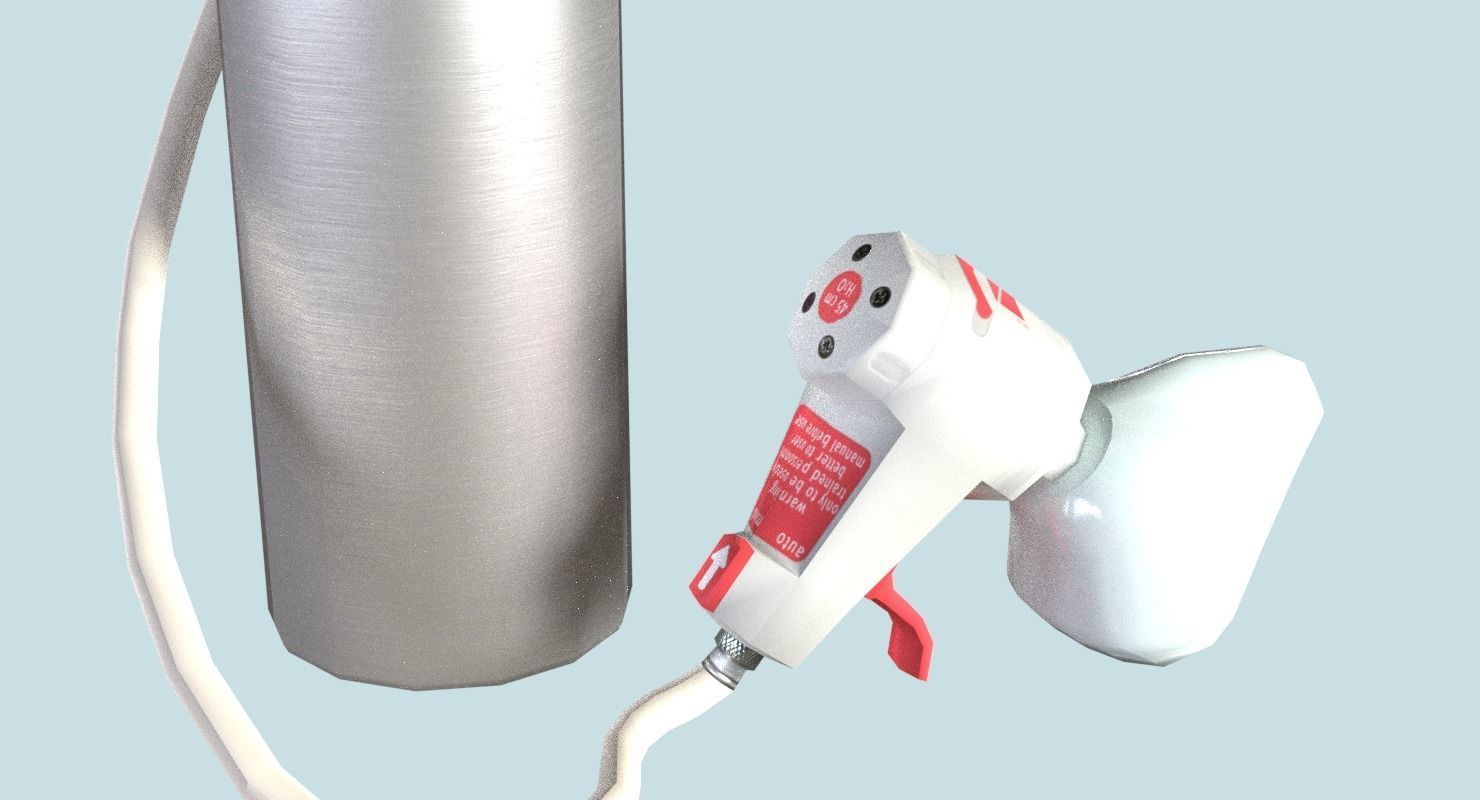 3D model Oxygen Tank Resuscitator Kit VR / AR / low-poly | CGTrader
