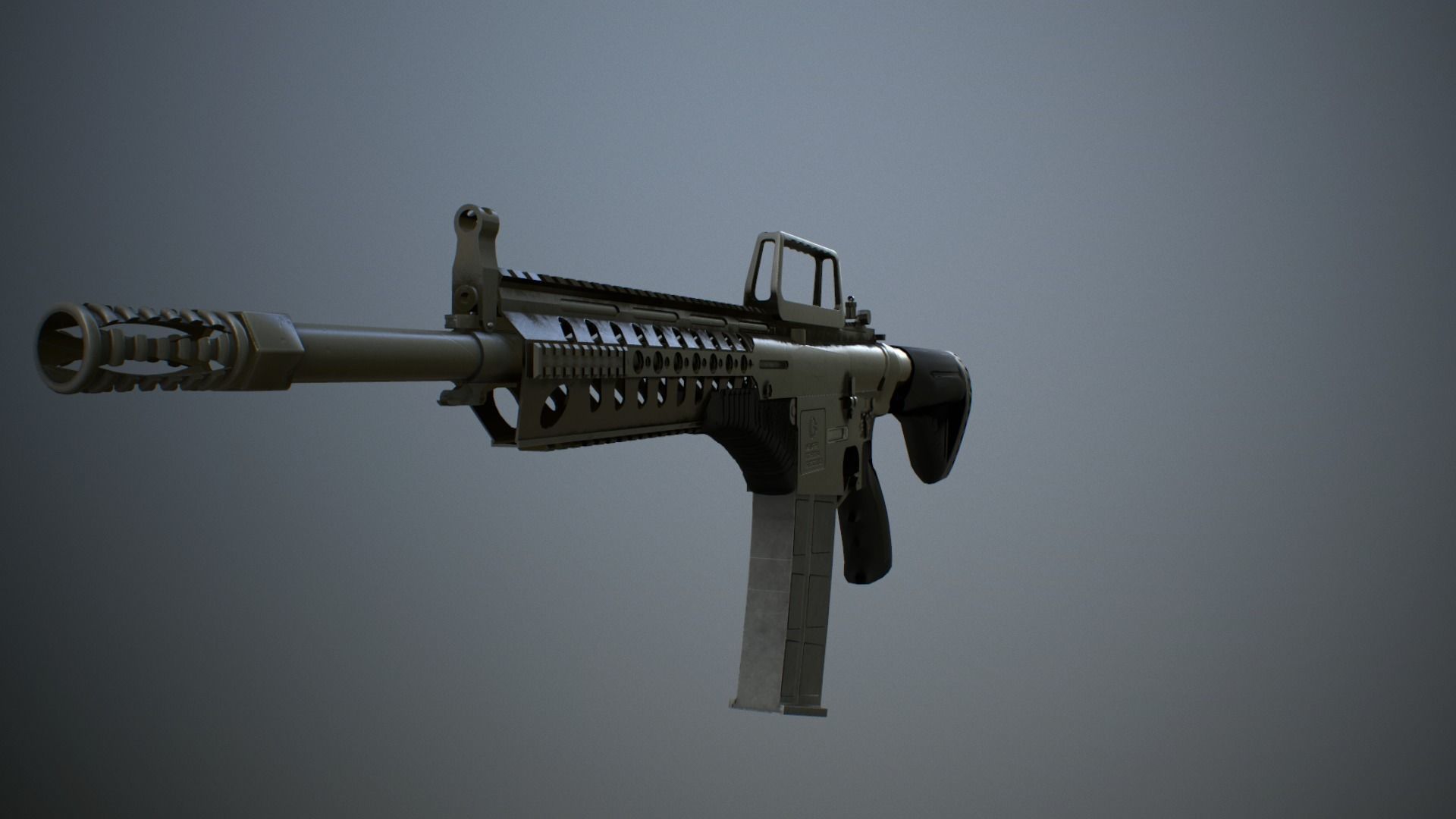 3D model MPT-76 Turkish Battle Rifle VR / AR / low-poly | CGTrader