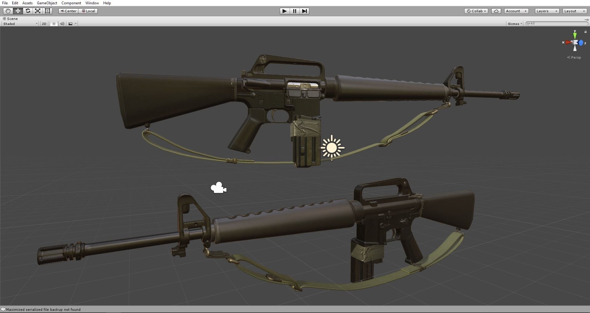 3D model M16A1 rifle VR / AR / low-poly | CGTrader