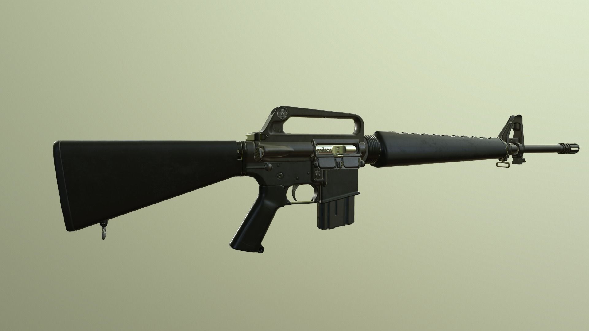 3D model M16A1 VR / AR / low-poly | CGTrader