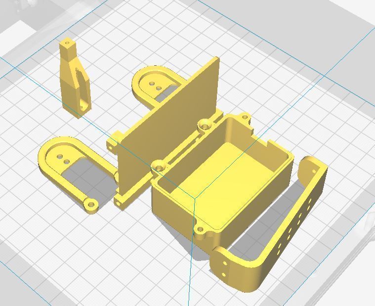 Chassis RC Crawler 1 10 scale 3D model 3D printable | CGTrader