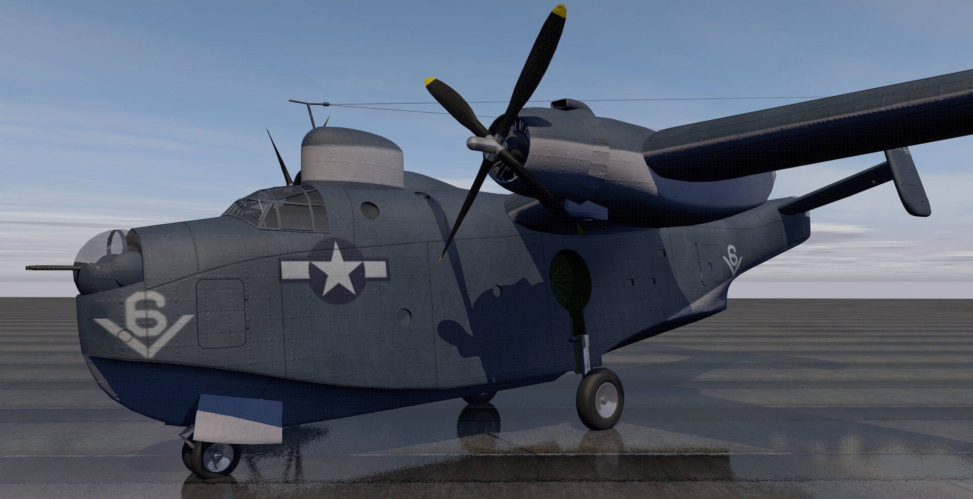 Martin PBM-5 Mariner 3D model | CGTrader