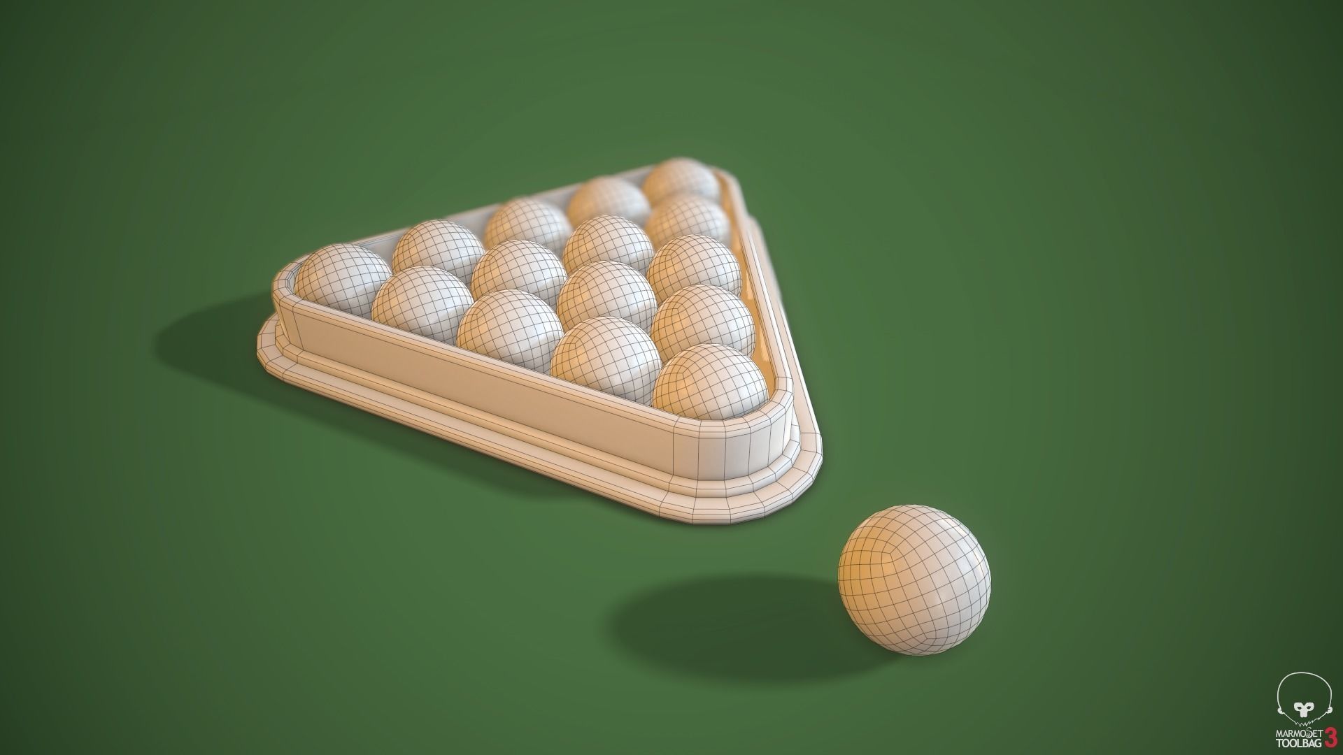 3D model Pool Balls VR / AR / low-poly | CGTrader