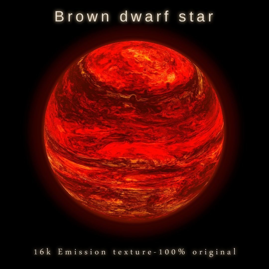 3D model Brown dwarf star VR / AR / low-poly | CGTrader