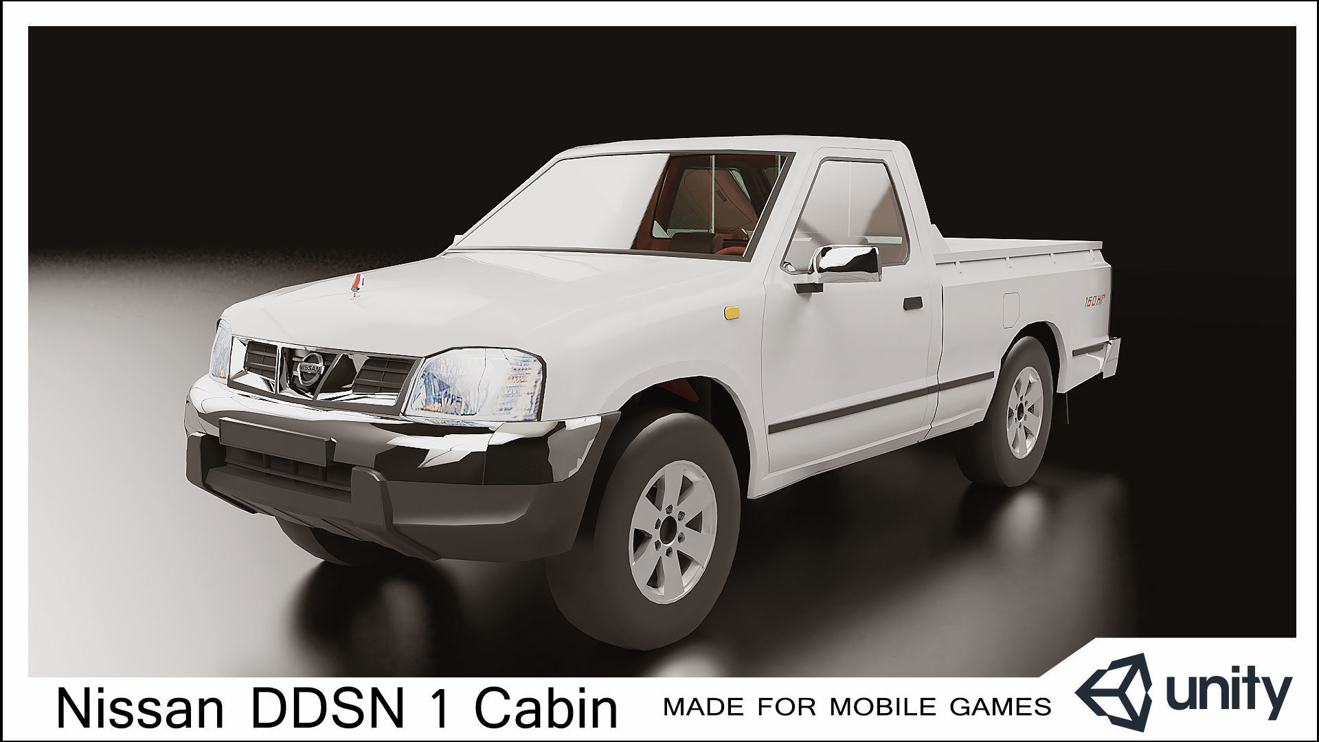 3D model Nissan DDSN 1 Cabin VR / AR / low-poly | CGTrader