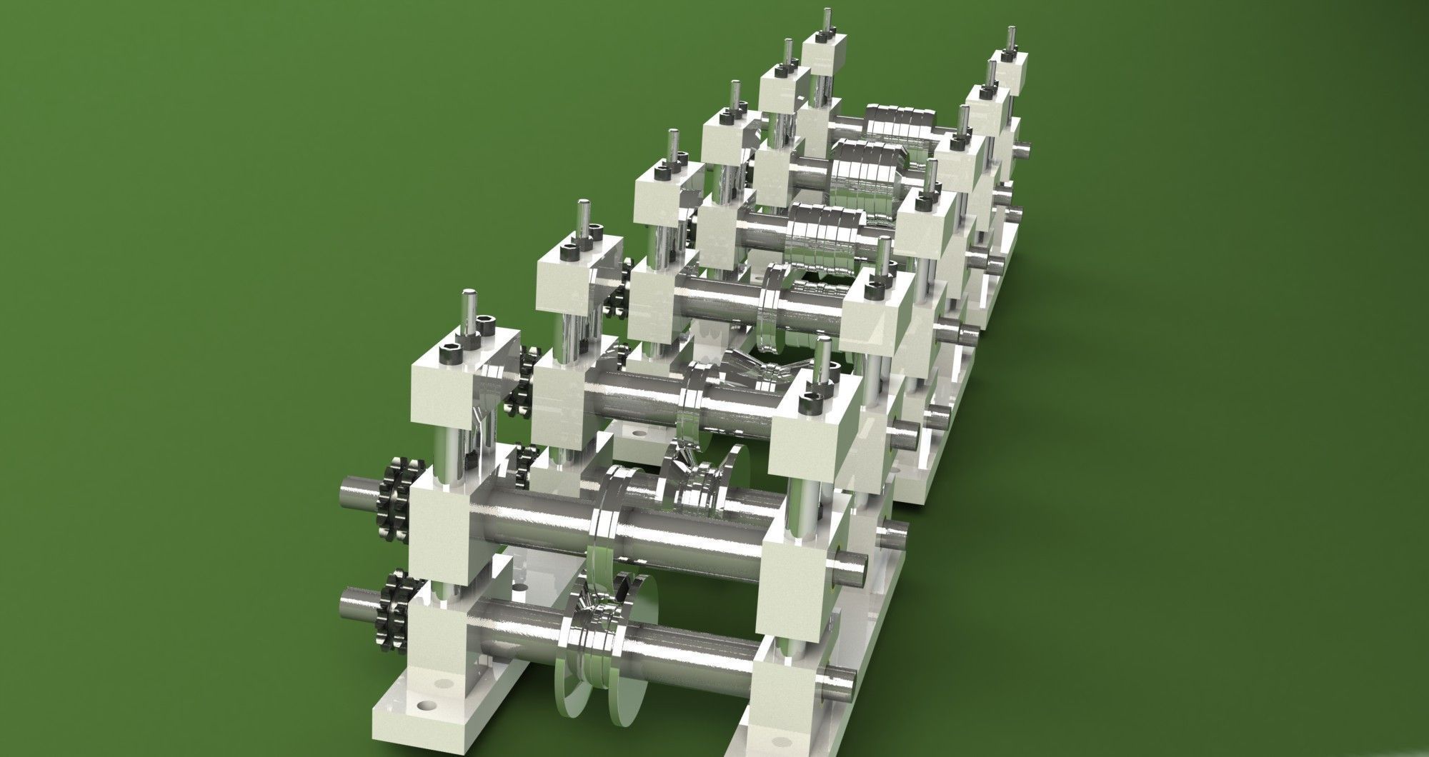 roll forming machine free 3D model | CGTrader