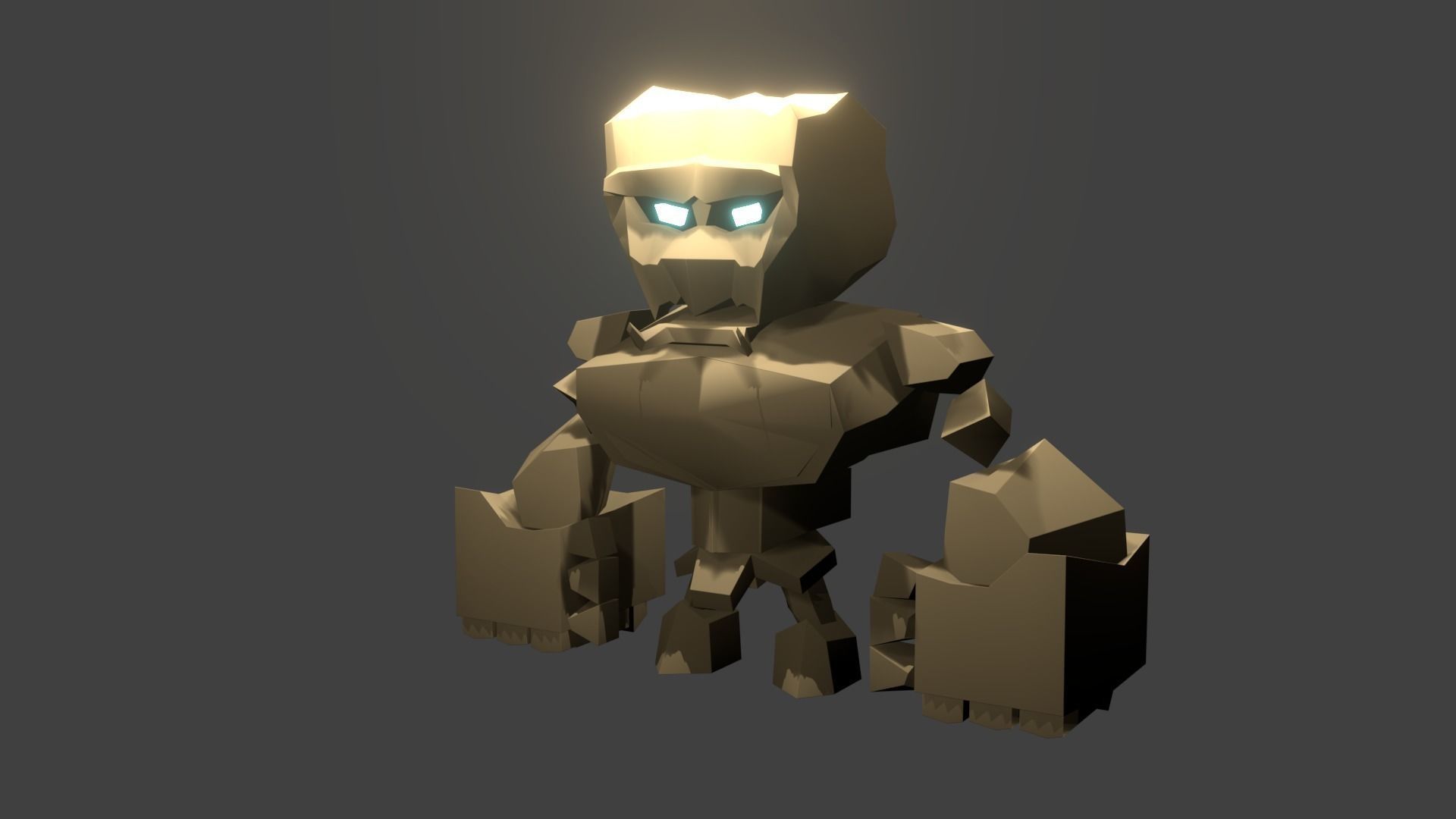 Golem Low Poly 3D model 3D model | CGTrader