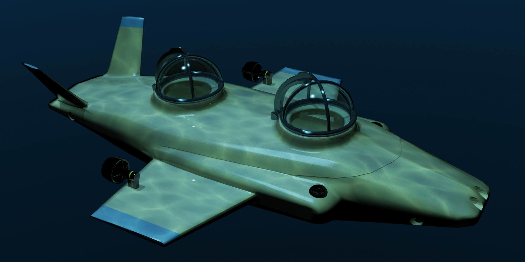 3D model High performance submersible Orcasub VR / AR / low-poly | CGTrader