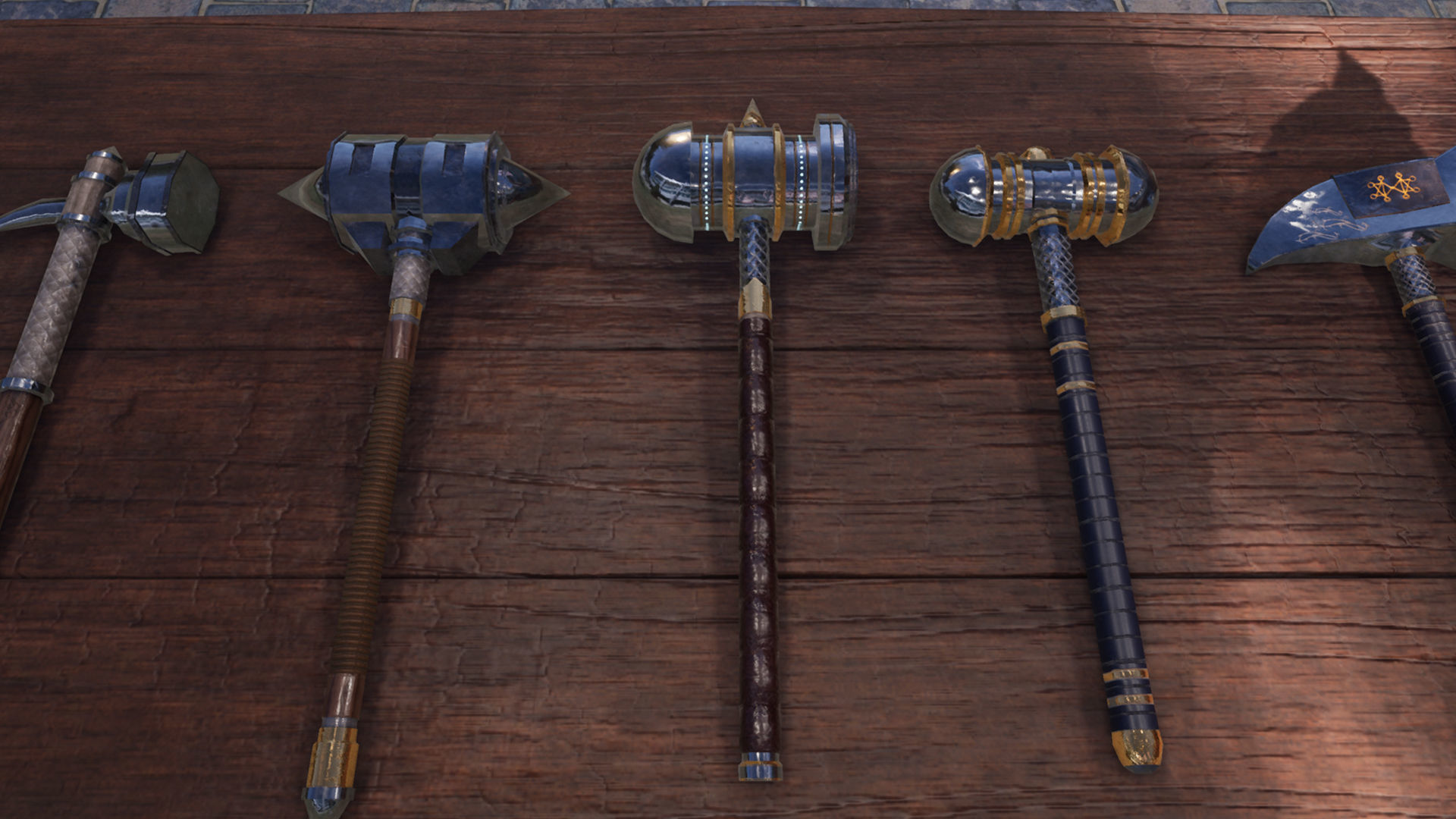 3D model Fantasy Paladin Weapons VR / AR / low-poly rigged | CGTrader