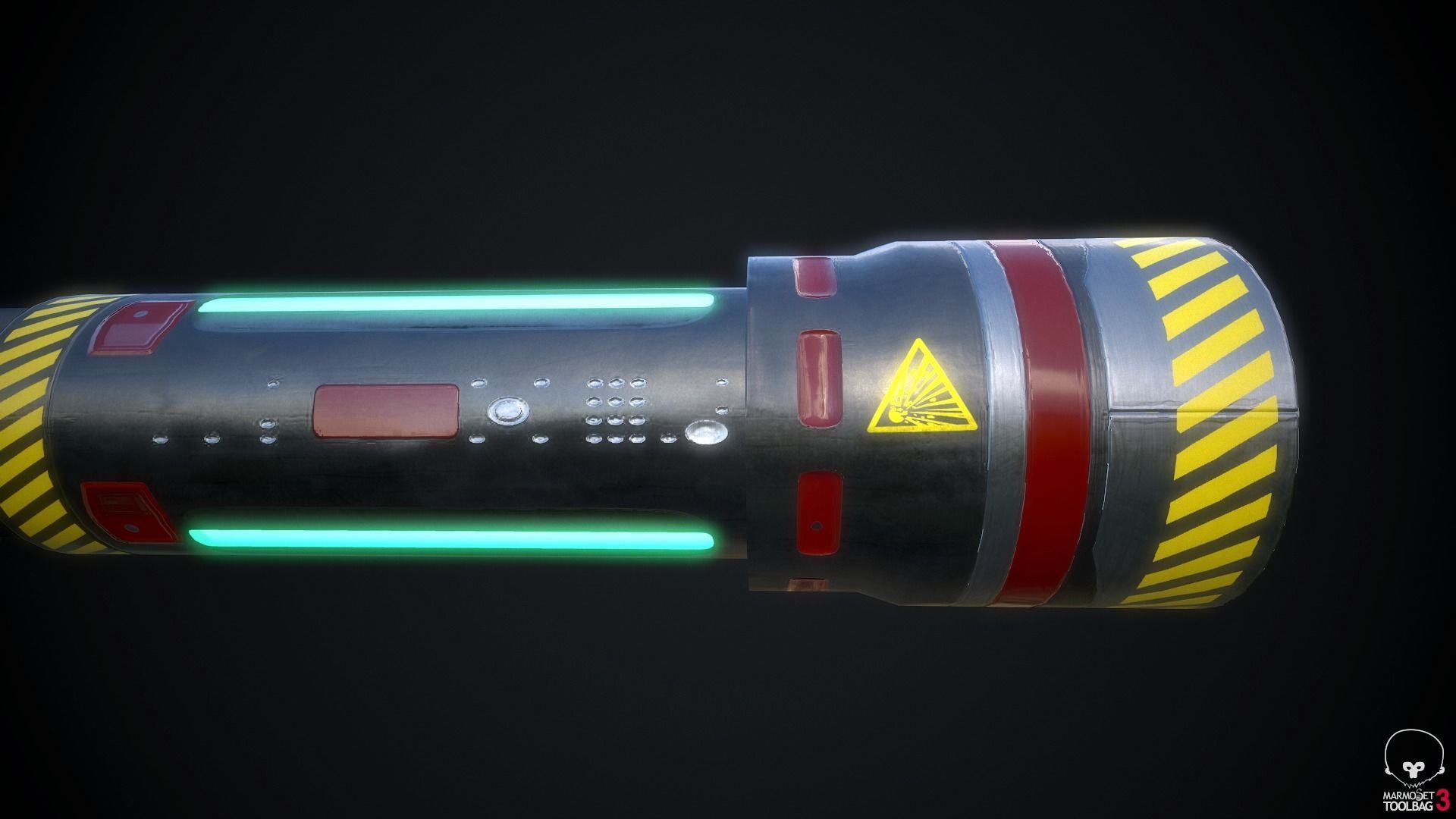 Sci-Fi Exploding Throwing Knife low poly model free VR / AR / low-poly 3D model | CGTrader