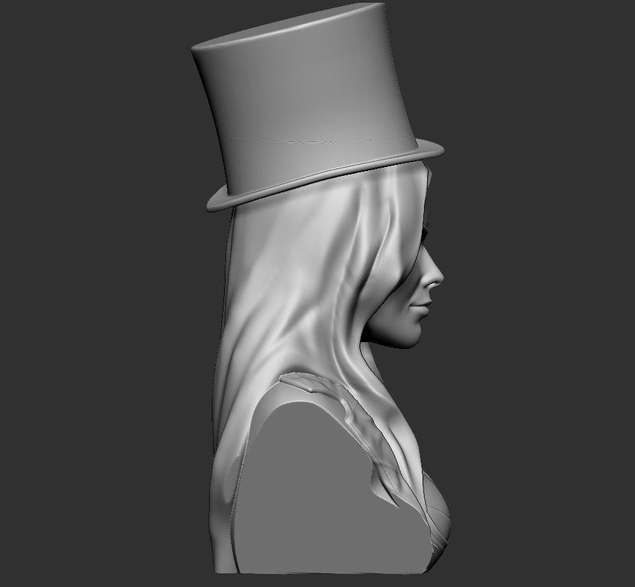 Bust - Zatanna Zatara 3D model 3D printable | CGTrader