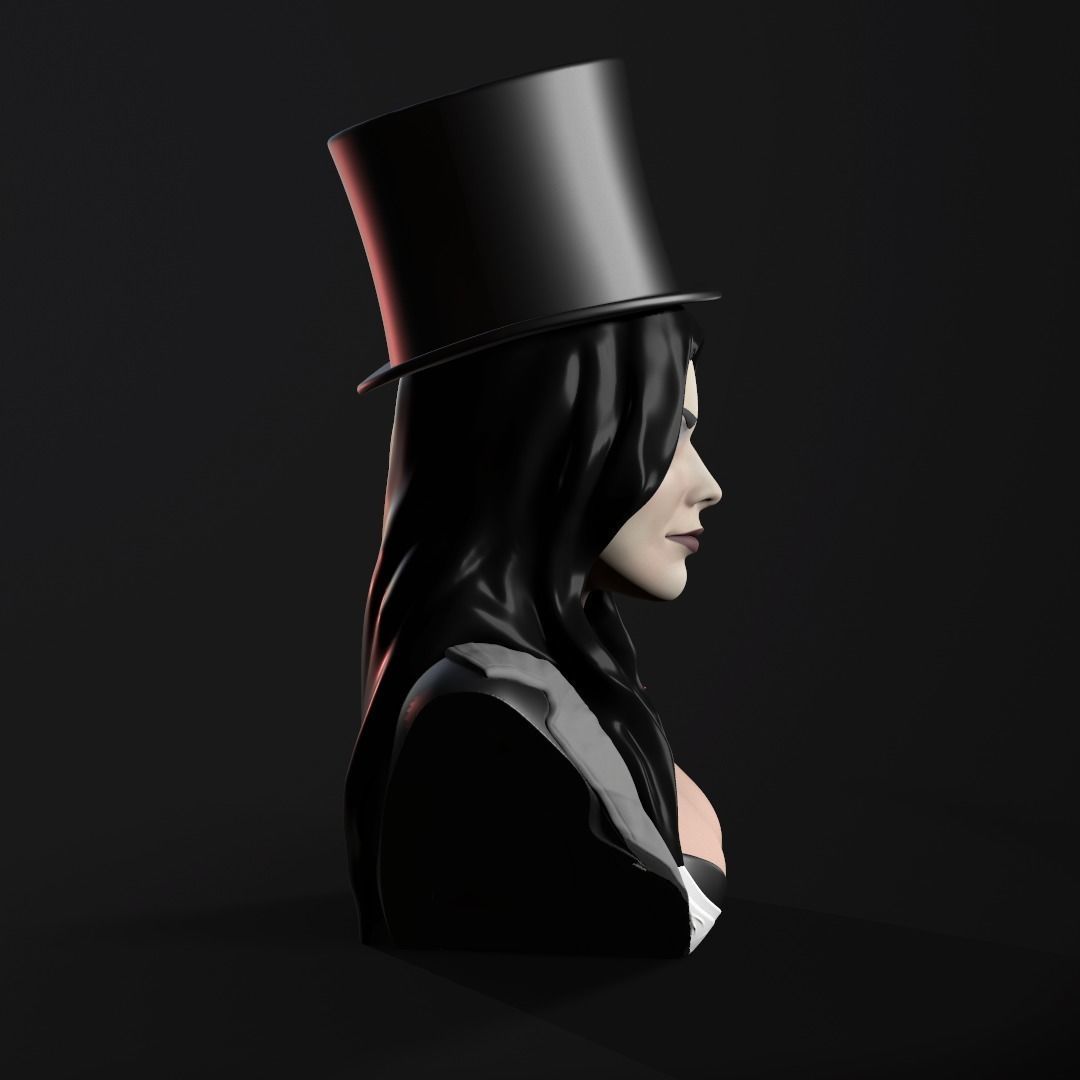 Bust - Zatanna Zatara 3D model 3D printable | CGTrader