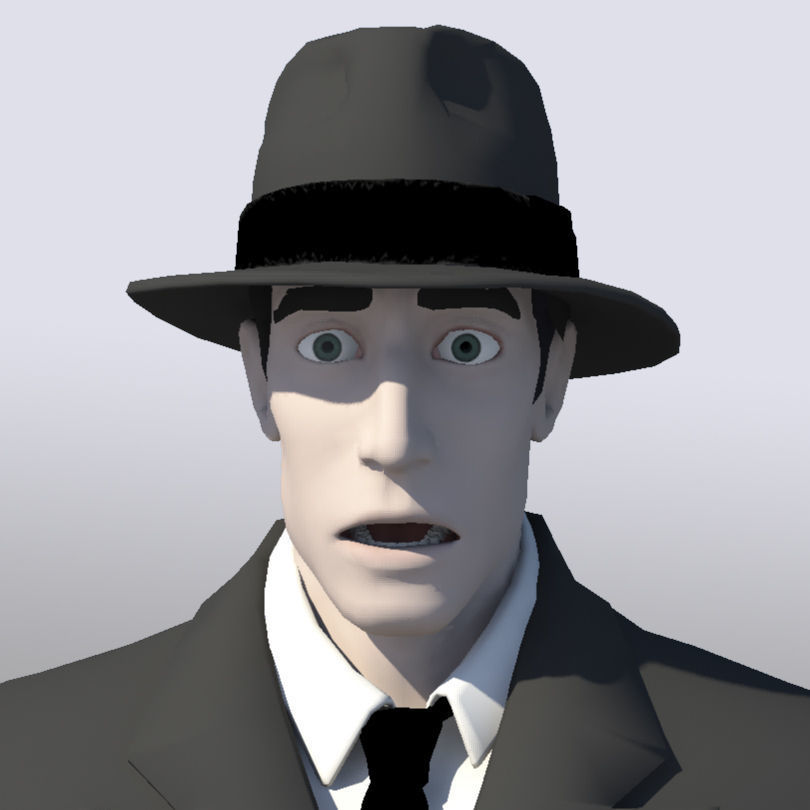 Gangster 3D Model 3D model rigged | CGTrader
