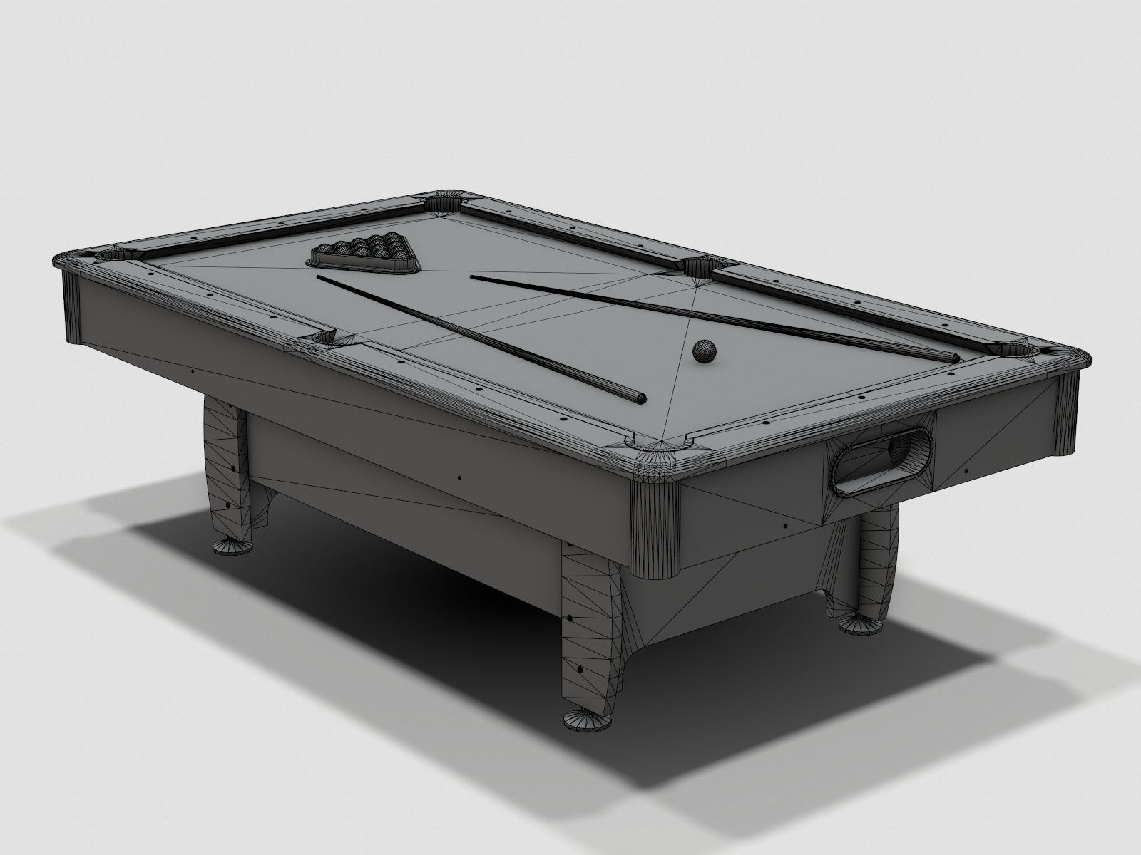 3D model Pool Table Jalano VR / AR / low-poly | CGTrader