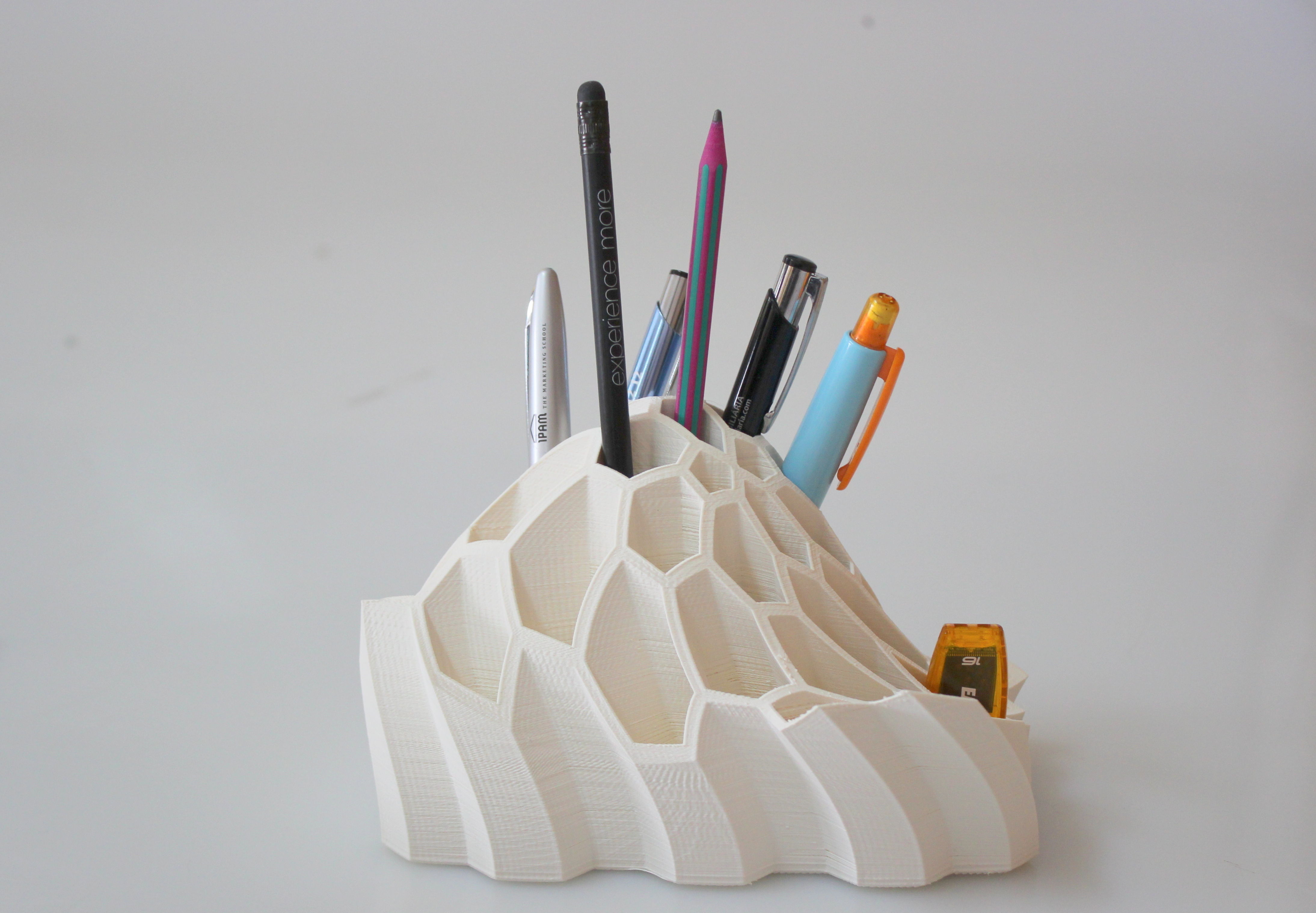 Pen or pencil holder free 3D Model 3D printable STL | CGTrader.com