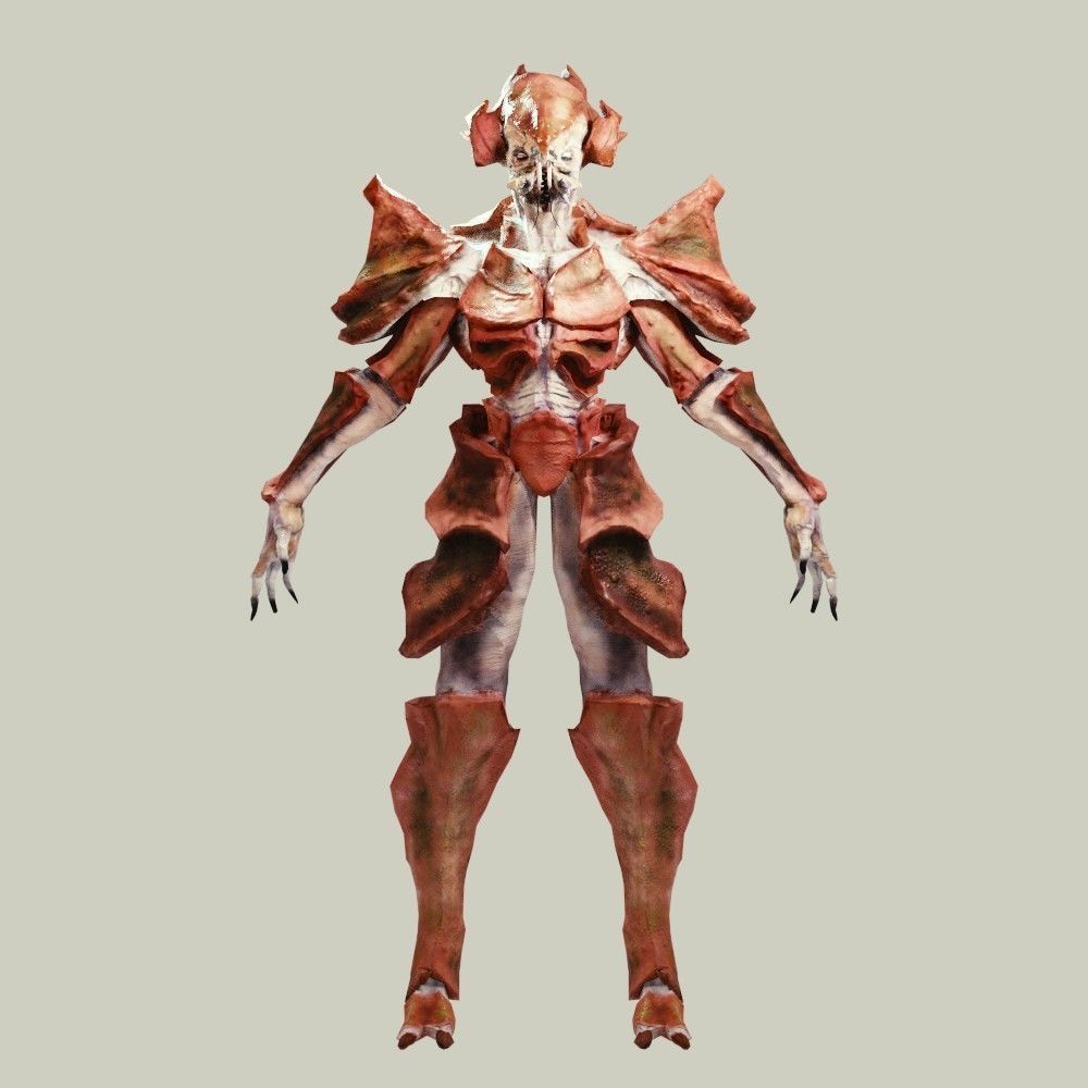 3D model Crab Alien VR / AR / low-poly rigged | CGTrader