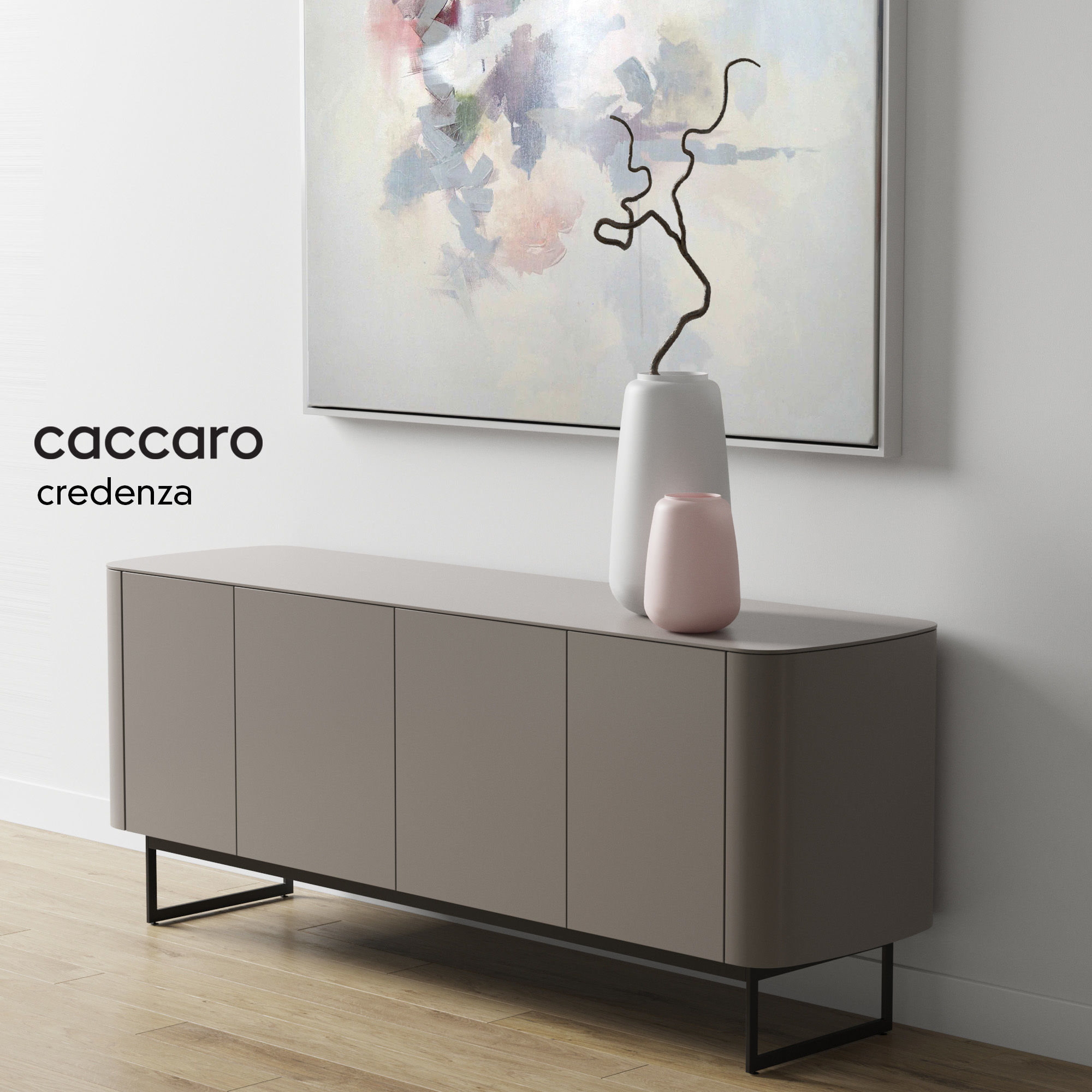 Caccaro Side Credenza sideboard 3D model | CGTrader