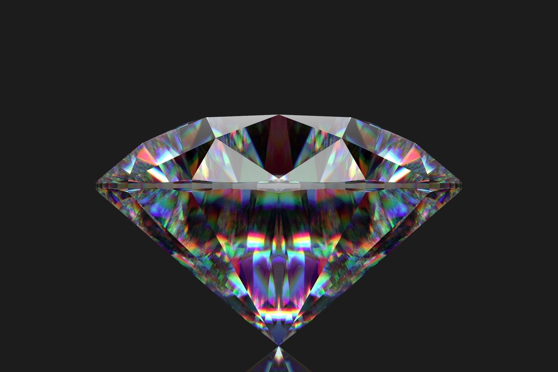 Diamond 3D model 3D printable | CGTrader