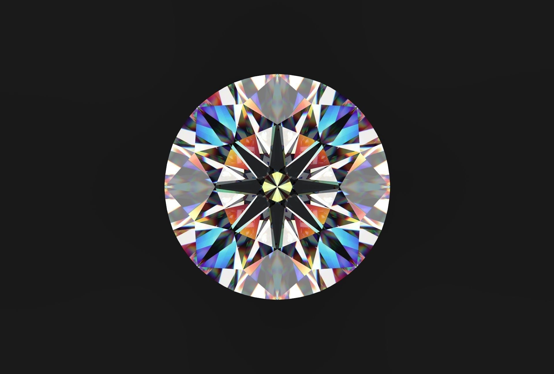 Diamond 3D model 3D printable | CGTrader