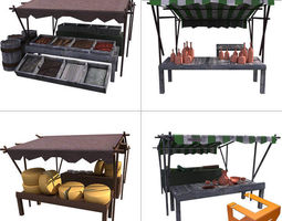 Market 3D Models | CGTrader