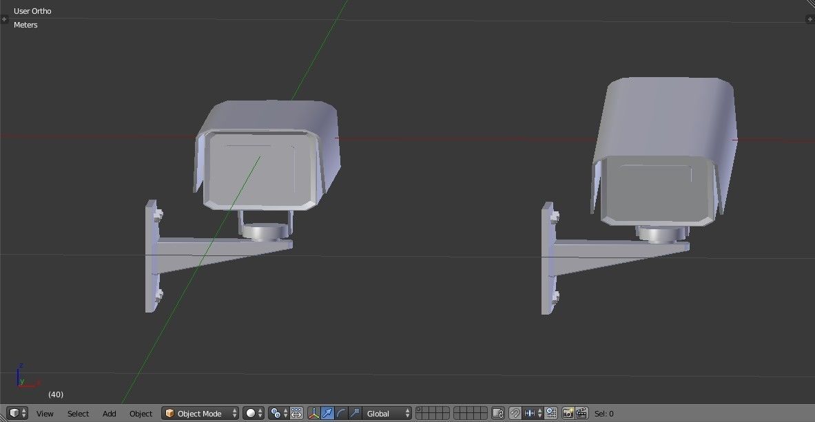 3D model Security Cam - Surveillance Camera VR / AR / low-poly | CGTrader
