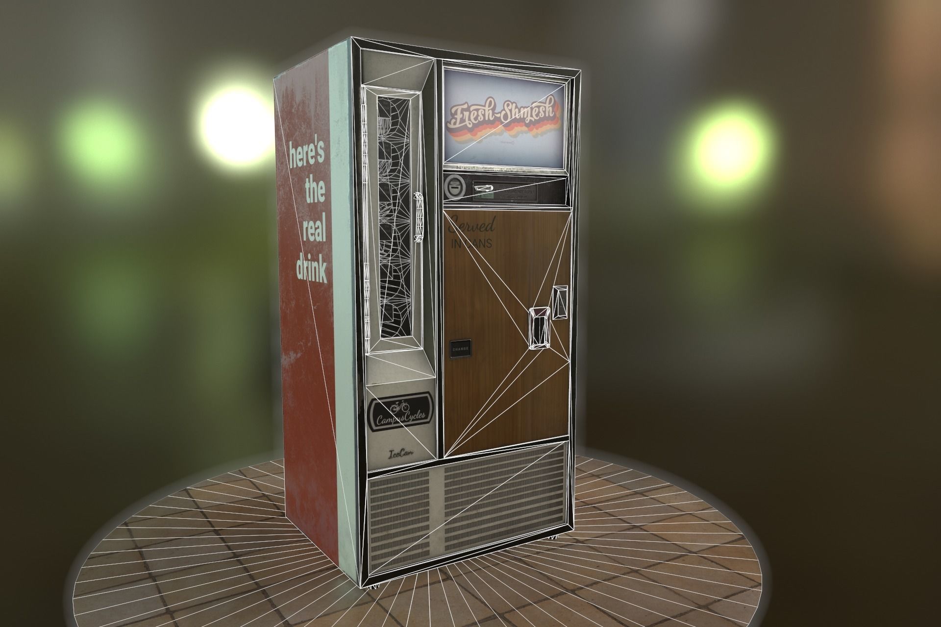3D model Vending Machine VR / AR / low-poly | CGTrader