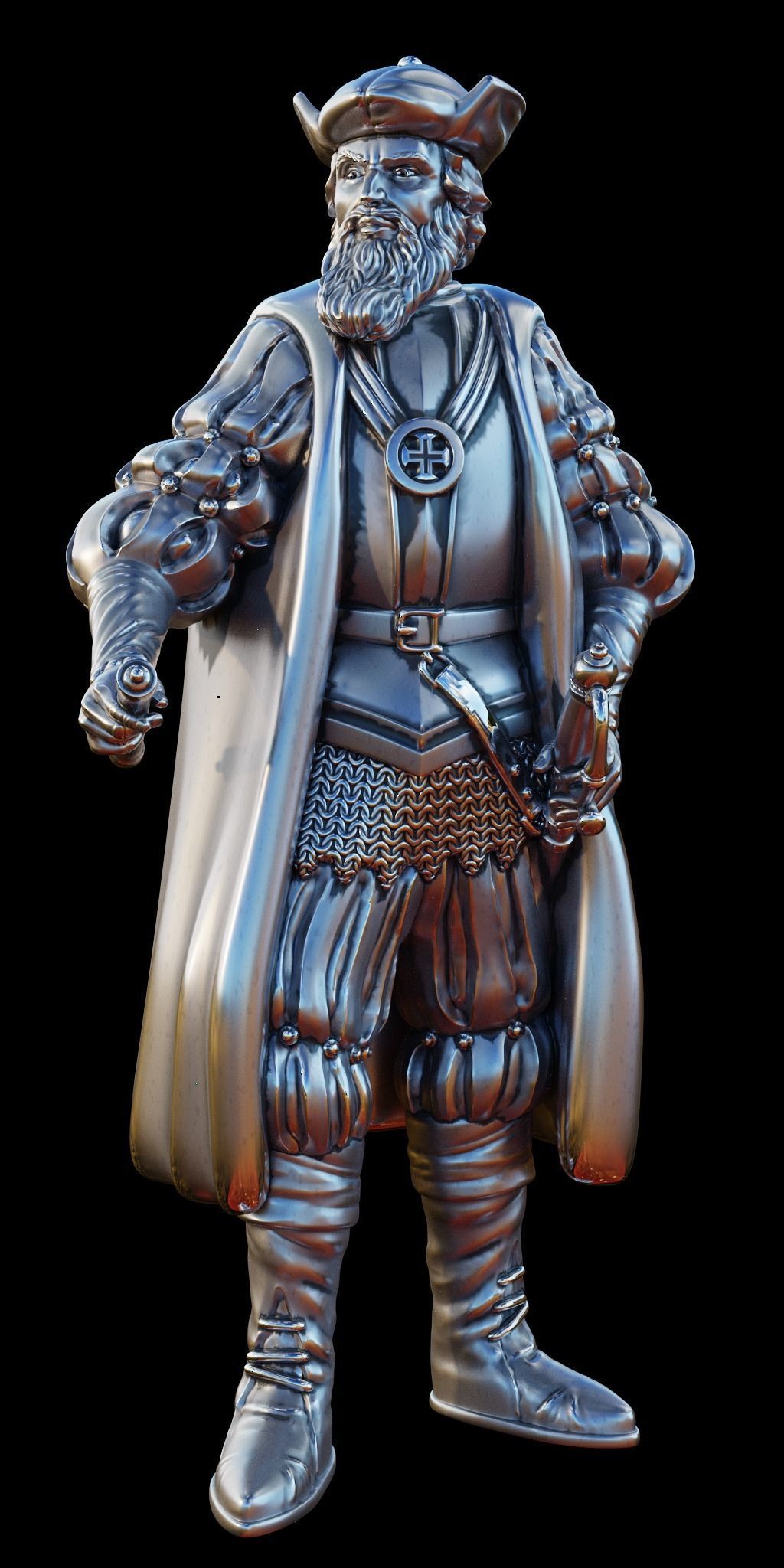 Vasco da Gama 3D model 3D printable | CGTrader