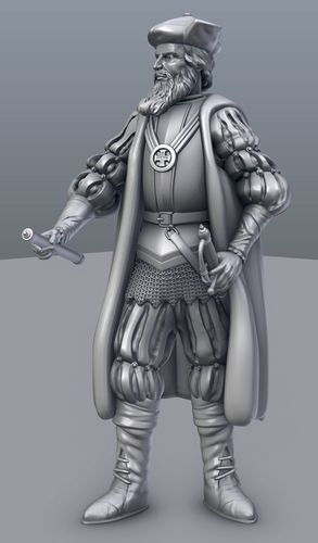 Vasco da Gama 3D model 3D printable | CGTrader