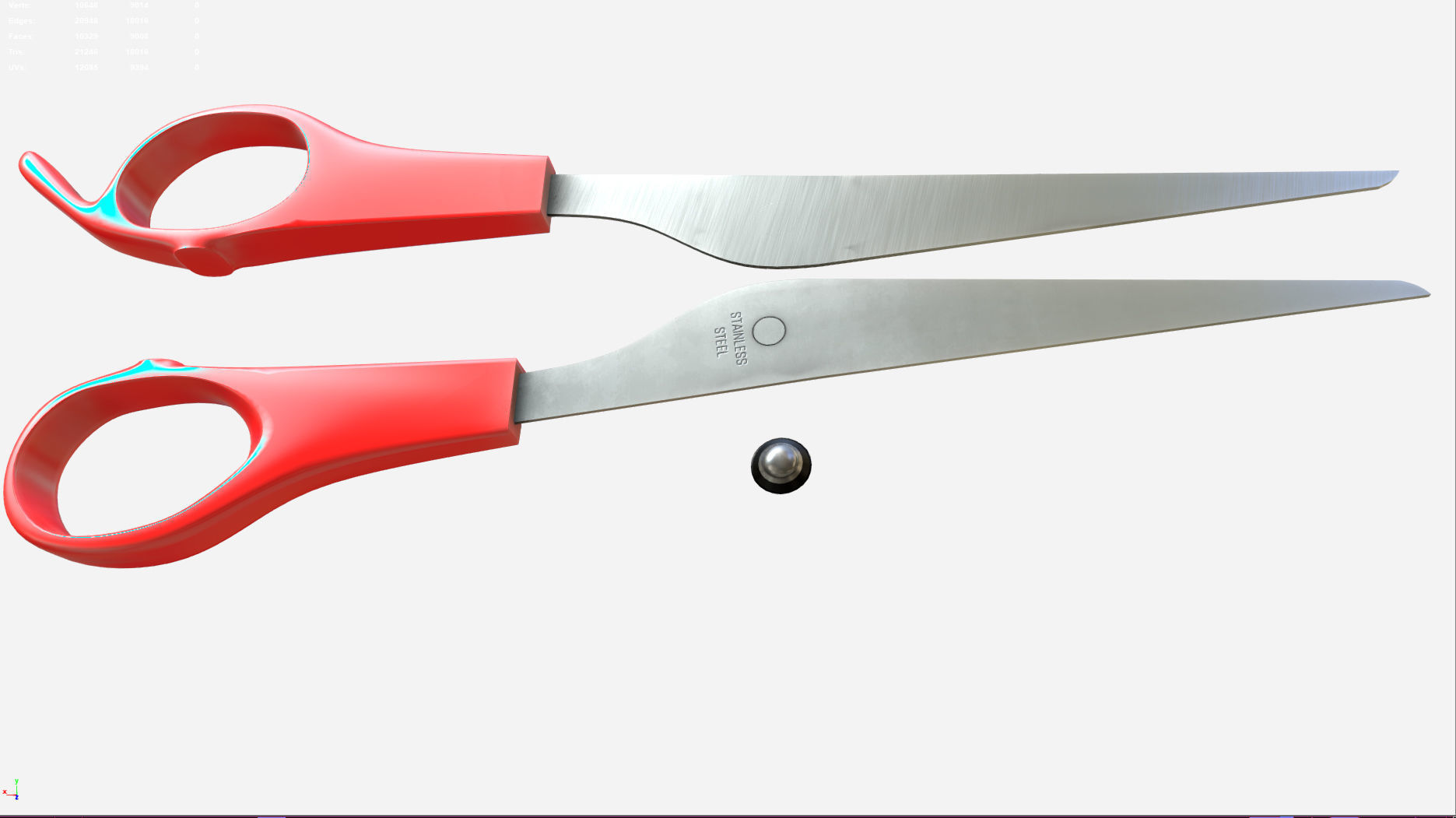 3D model Scissors - PBR VR / AR / low-poly | CGTrader
